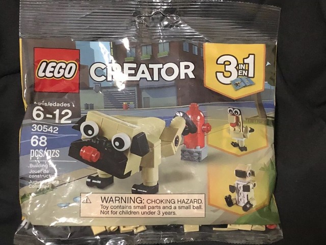 LEGO CREATOR 3in1 - Animal - Rare - 30542 Cute Pug Dog - New & Sealed ...