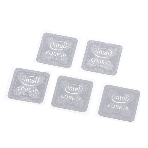 10th Generation Intel Core i9 i7 i5 i3 CPU Metal Sticker Laptop Logo ...