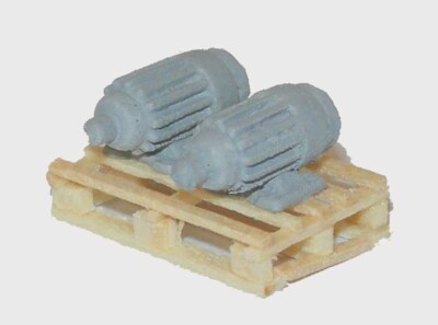 HO Scale Loads - 11231 - 2 Small Motors on a Pallet | eBay