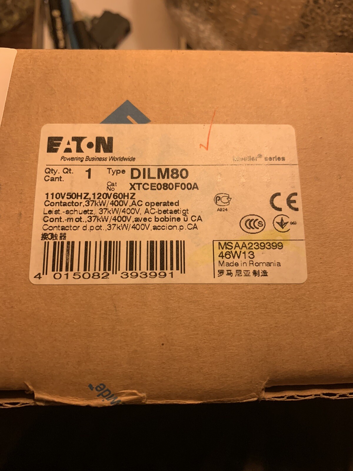 DILM80 Eaton 110-120V | eBay