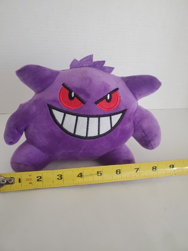 Pokemon Plush 6" (Gengar) Officially Licensed NWT Toy Factory Pre Owned ...