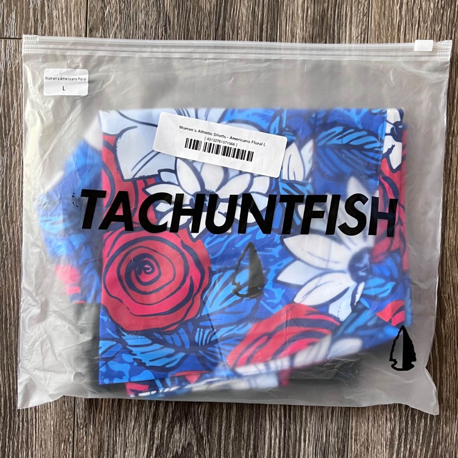 THF ATHLETIC SHORTS -Woman’s Americano Floral Shorts TACHUNTFISH Large ...