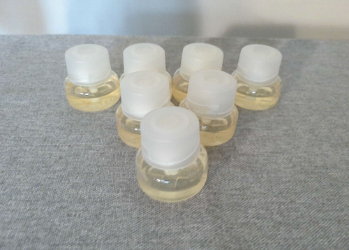 Seven (7) Glade Wisp Flameless Candle Refills Mystery Garden Clean ...