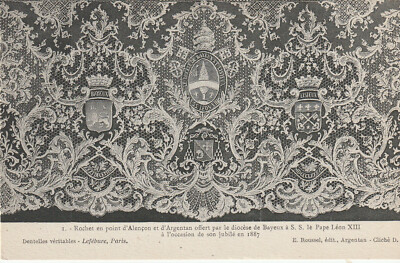 CPA DENTELLES VERITABLES LEFEBURE PARIS | eBay