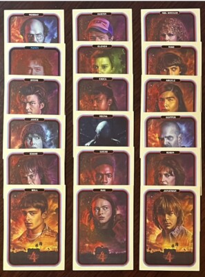 2022 Stranger Things Zerocool Season 4 Butcher Billy Complete Base +Art ...