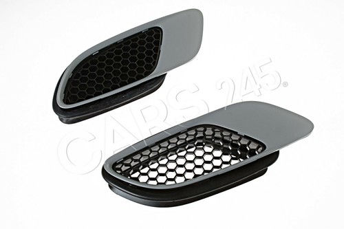 Genuine BMW E90 Hood Grills LEFT+RIGHT with Covers and Seals OEM ...