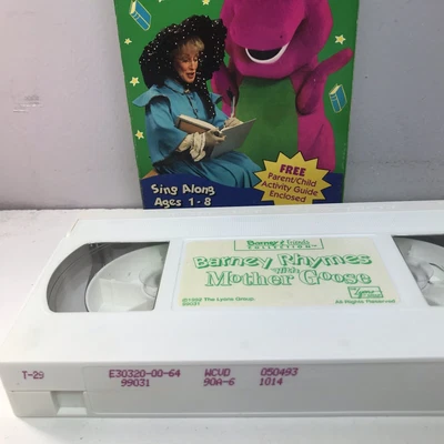 Barney & Friends Rhymes Mother Goose VHS | Grelly USA