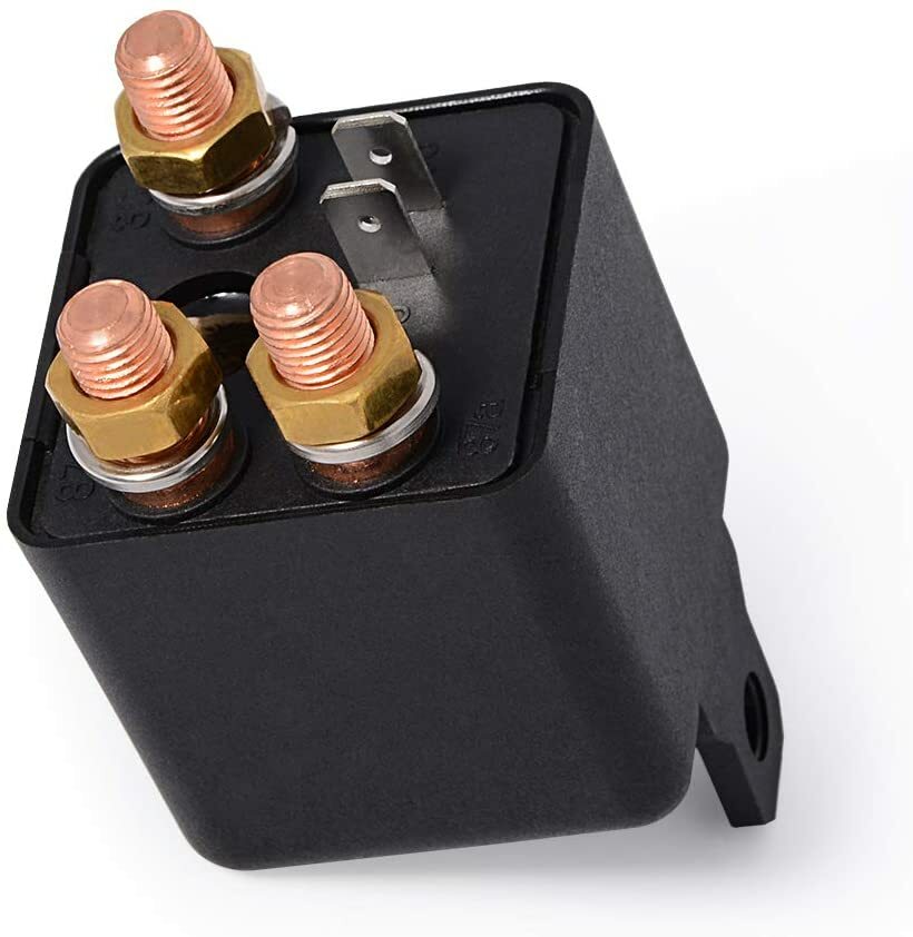 250A Duty Rated Continuous Relay 5 Pin SPDT 12V Power Contactor fo Car ...