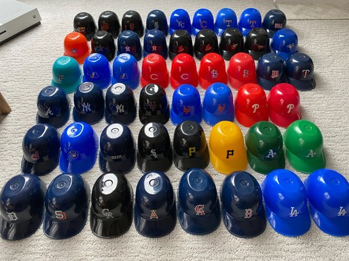 MLB Baseball Laich Rawlings Lot of 51 Plastic Mini Batting Helmets Ice ...