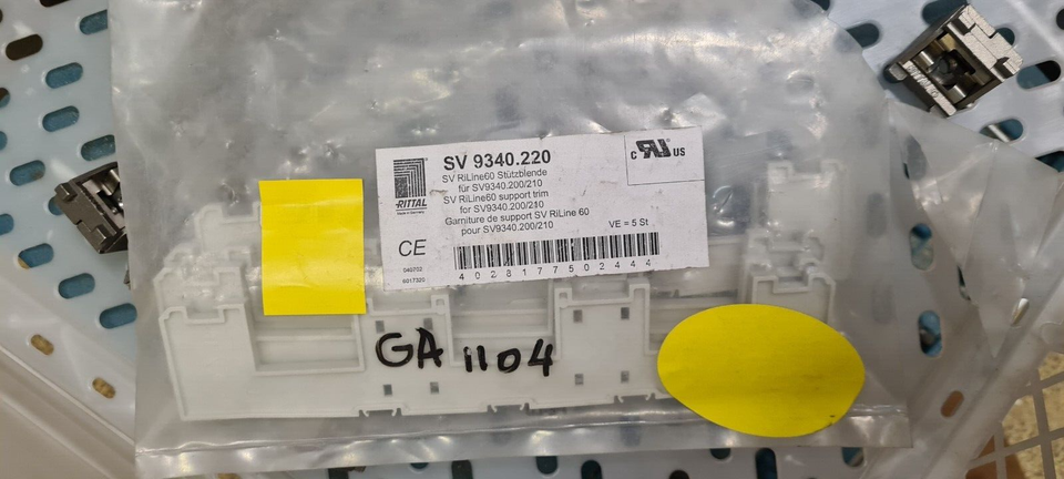 Rittal SV 9340.220 Rittal QTY 5 NEW Busbar Support Panel For Cover ...