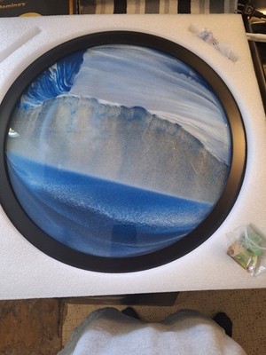 Olywei Wall Mounted Sand Art Decor 3D Sand 17" | eBay