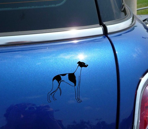 DETAILED WHIPPET WHIPPETS DOG GRAPHIC DECAL STICKER ART CAR WALL DECOR ...