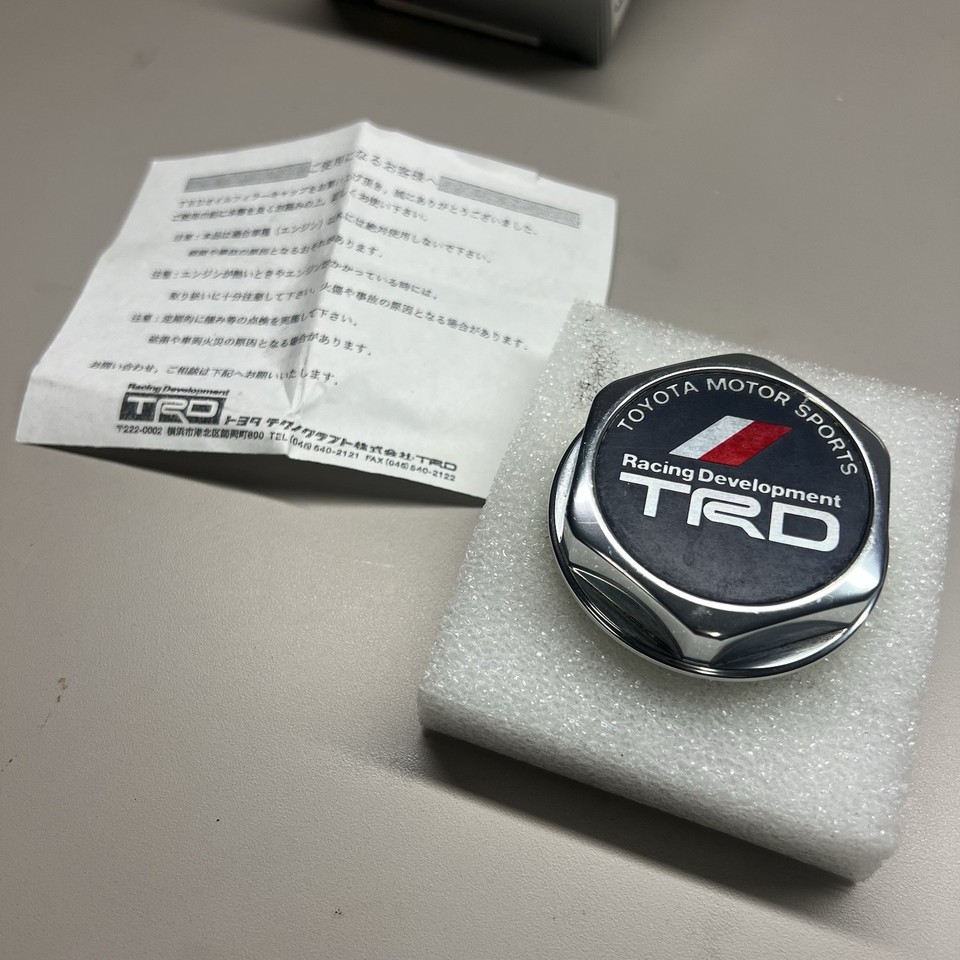 Toyota TRD Oil Fillar Cap 12180-SP000 - Japan | eBay