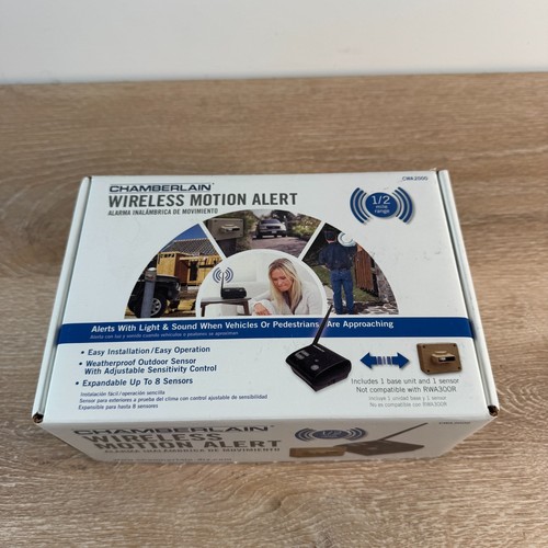 New in Box Chamberlain CWA2000 Wireless Driveway Motion Alarm System w ...