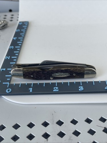 Case XX 6318 HP SSP Stockman Knife USA 3 Dots Jigged Bone Handles | eBay