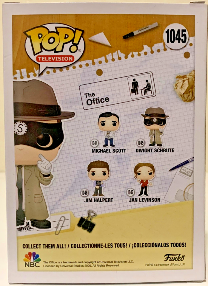 Funko Pop! The Office: Dwight Schrute as Scranton Strangler #1045 - New ...