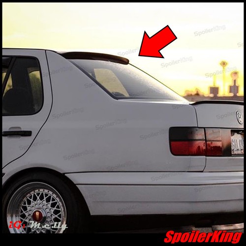 (284R) Rear Roof Spoiler Window Wing (Fits:VW Volkswagen Jetta MK3 1993 ...