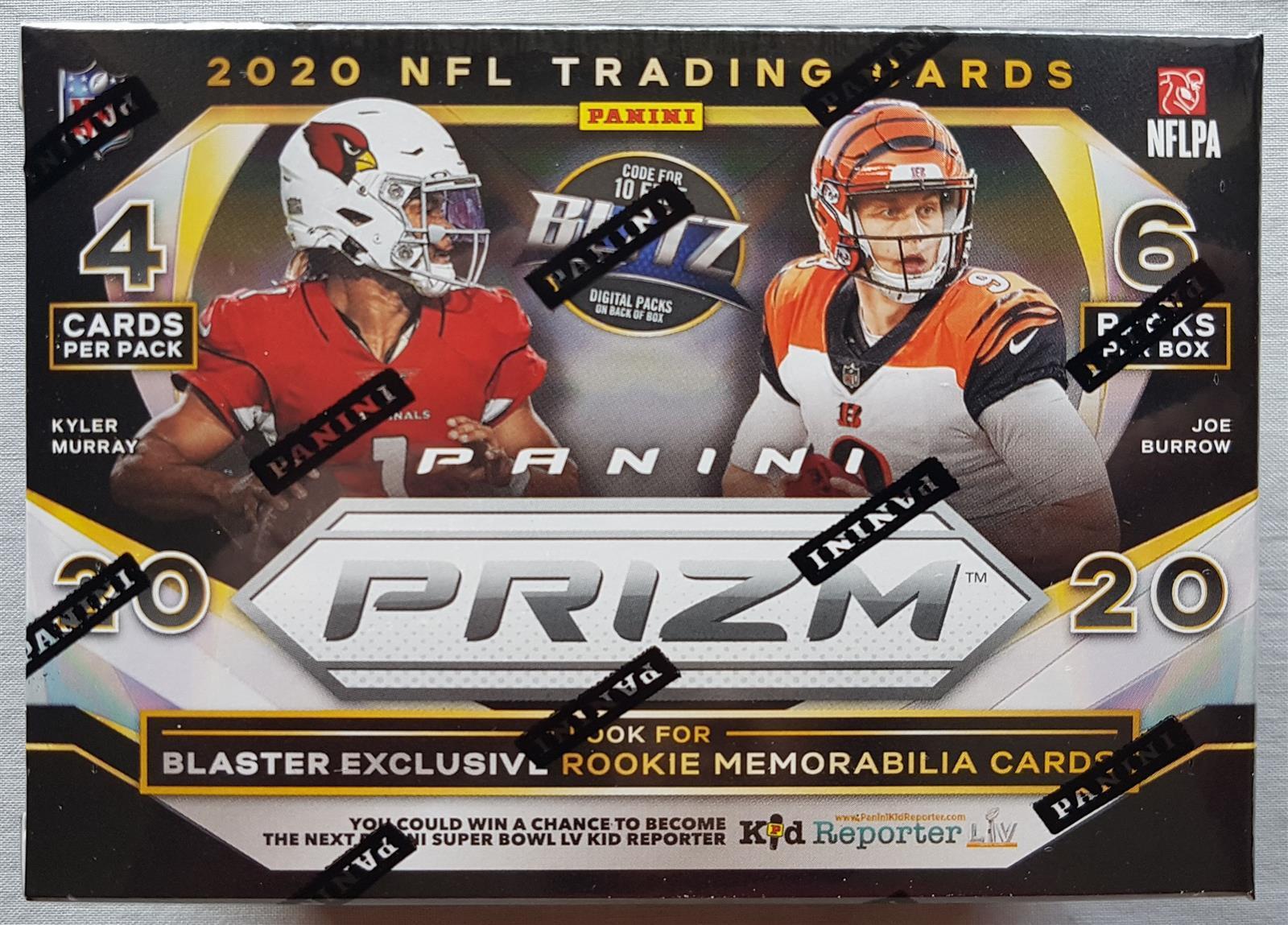 Panini Prizm Blaster Box nfl Football 2020 Lazer Prizms for sale online ...