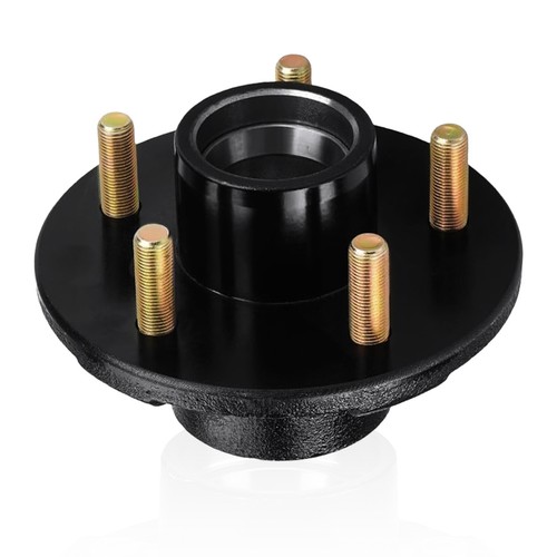 2 Sets WHEEL 2,000 lbs Trailer Axle Spindle w/ 5-4.5" Bolt Circle Hub ...