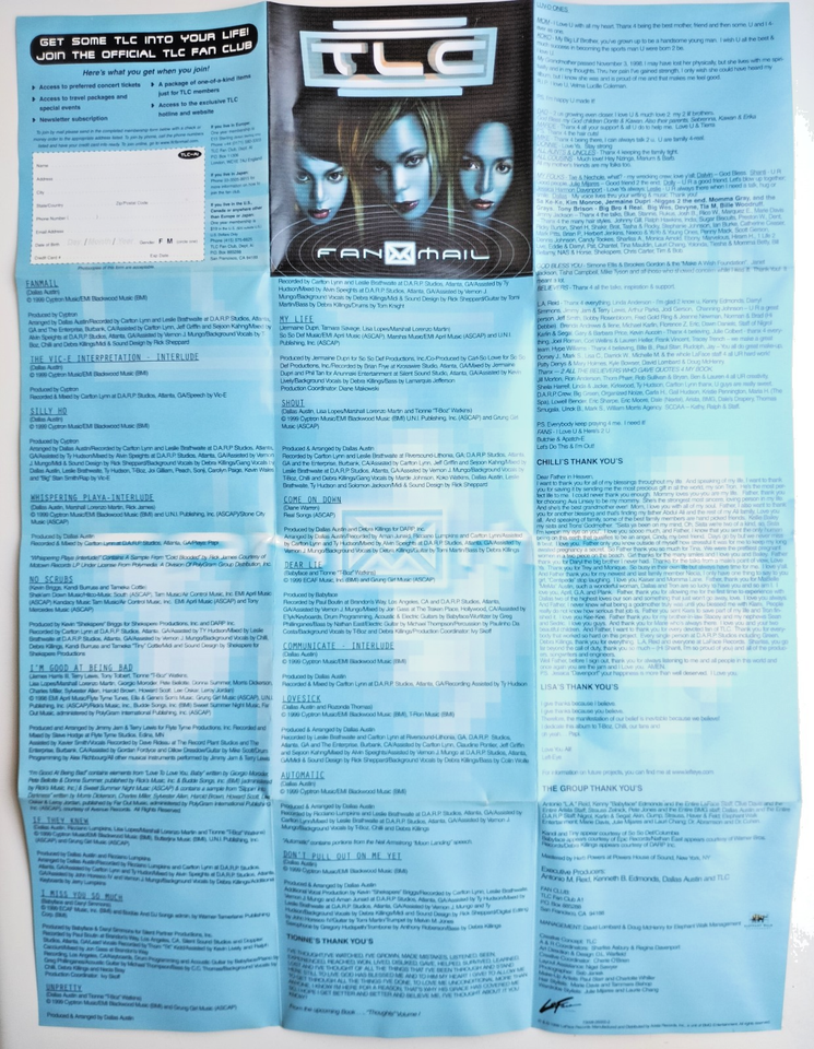 TLC – 2CD + VHS Set: CrazySexyCool Japan BVCA-663 / FanMail Ltd Ed ...