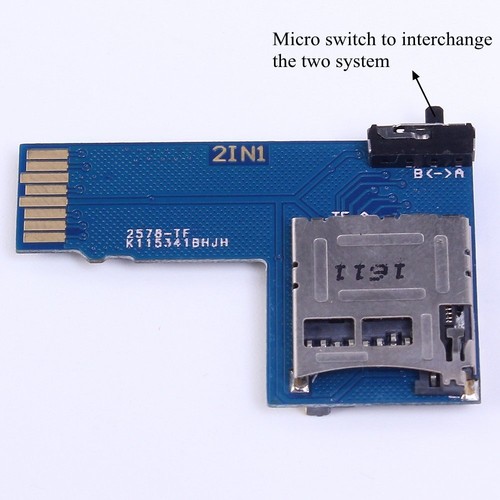 2 in 1 Dual System Switcher Micro SD/TF Card Memory Storage Board ...