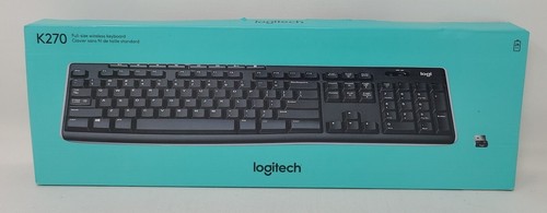 Logitech K270 Wireless Keyboard PC/MAC Includes Unifying Receiver 920 ...