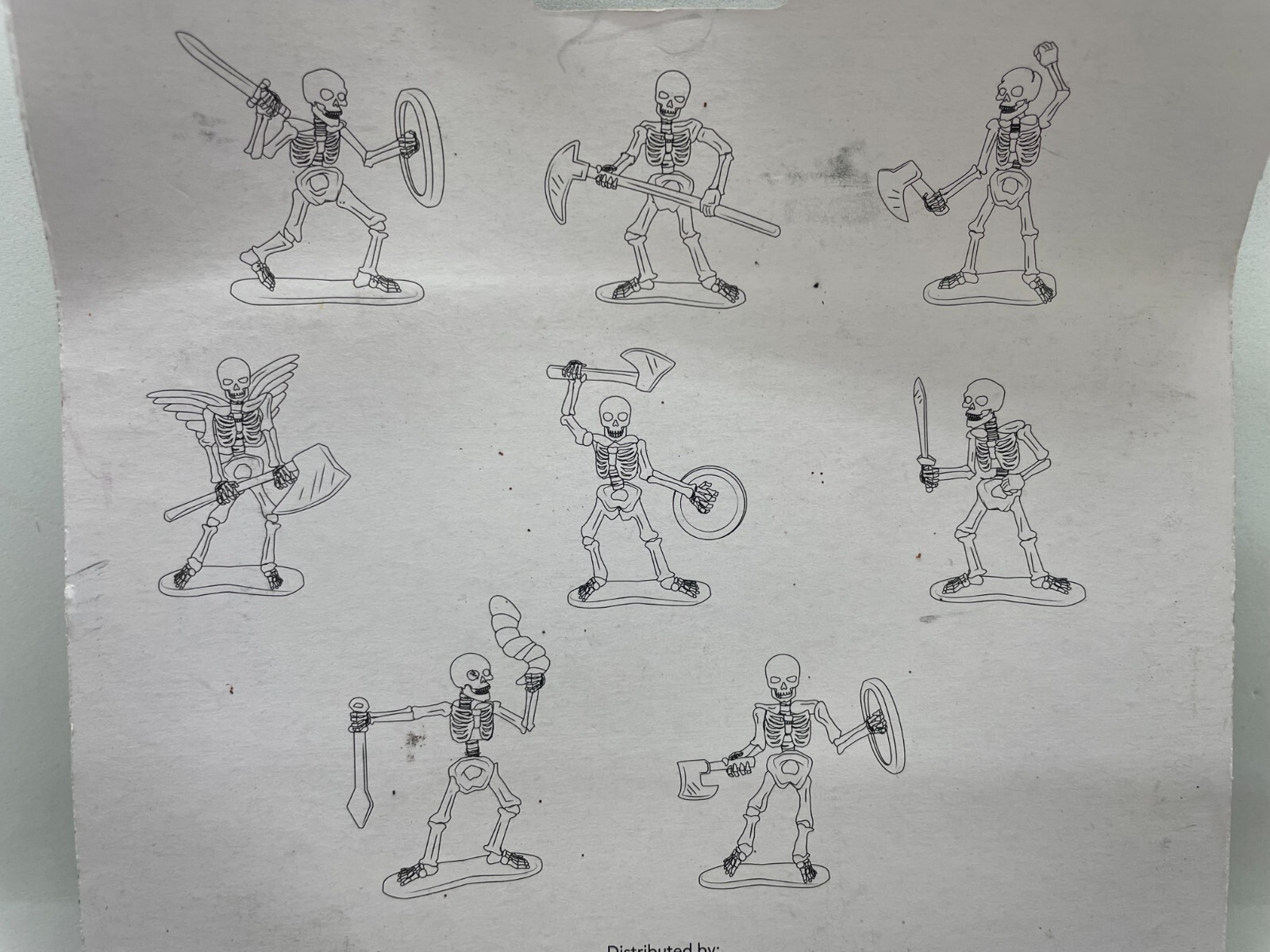 Skeleton Army Men 2" Plastic Figures Sealed in Package | eBay