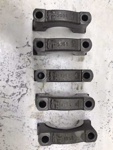 MerCruiser 3.0 4 cylinder Boat Engine crank case main bearing holders ...