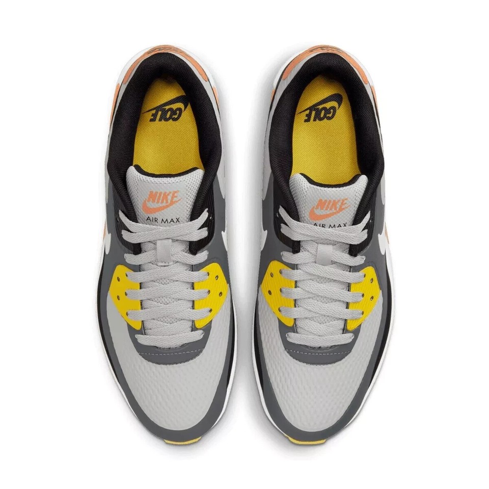 Nike Air Max 90 Golf ‘Smoke Grey Black Orange’ CU9978-012 Men's 12 | eBay