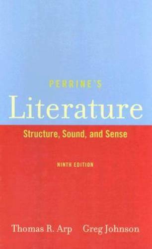 Perrine's Literature: Structure, Sound, and Sense - Hardcover - GOOD | eBay