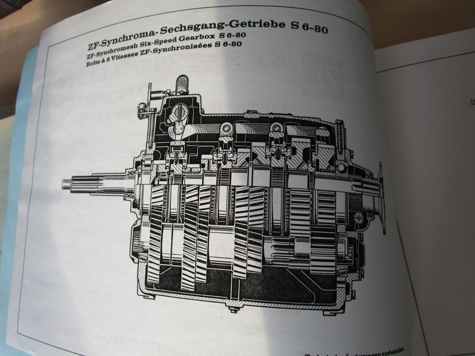 ZF-Synchroma-6-Gang Getriebe S6-80: Ersatzteilliste | eBay.de