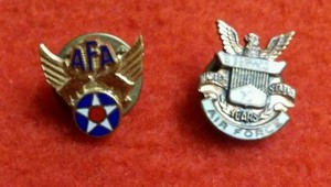 AFA Air Force Association pin & Air Force 10 years Service Pin | eBay