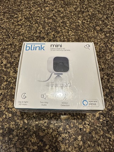 Blink Mini Indoor HD Wi-Fi Security Camera Motion Detection White ...