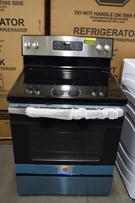 GE JB645RKSS 30" Stainless Freestanding 4 Element Electric Range NOB ...