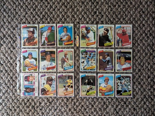 1980 Topps Baseball Complete Your Set #1-726 with Rookies | eBay