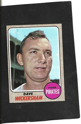 1968 Topps MLB # 288 Dave Wickersham | eBay