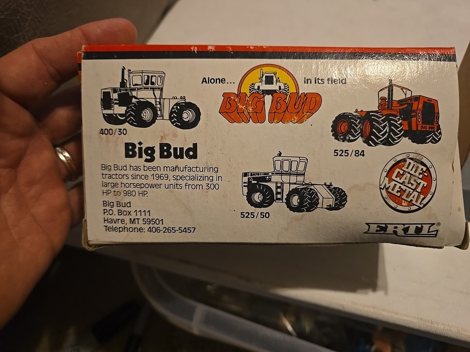 Ertl 1/64 Big Bud 4 Wheel Drive Tractor Home Hardware Winkler, Manitoba ...