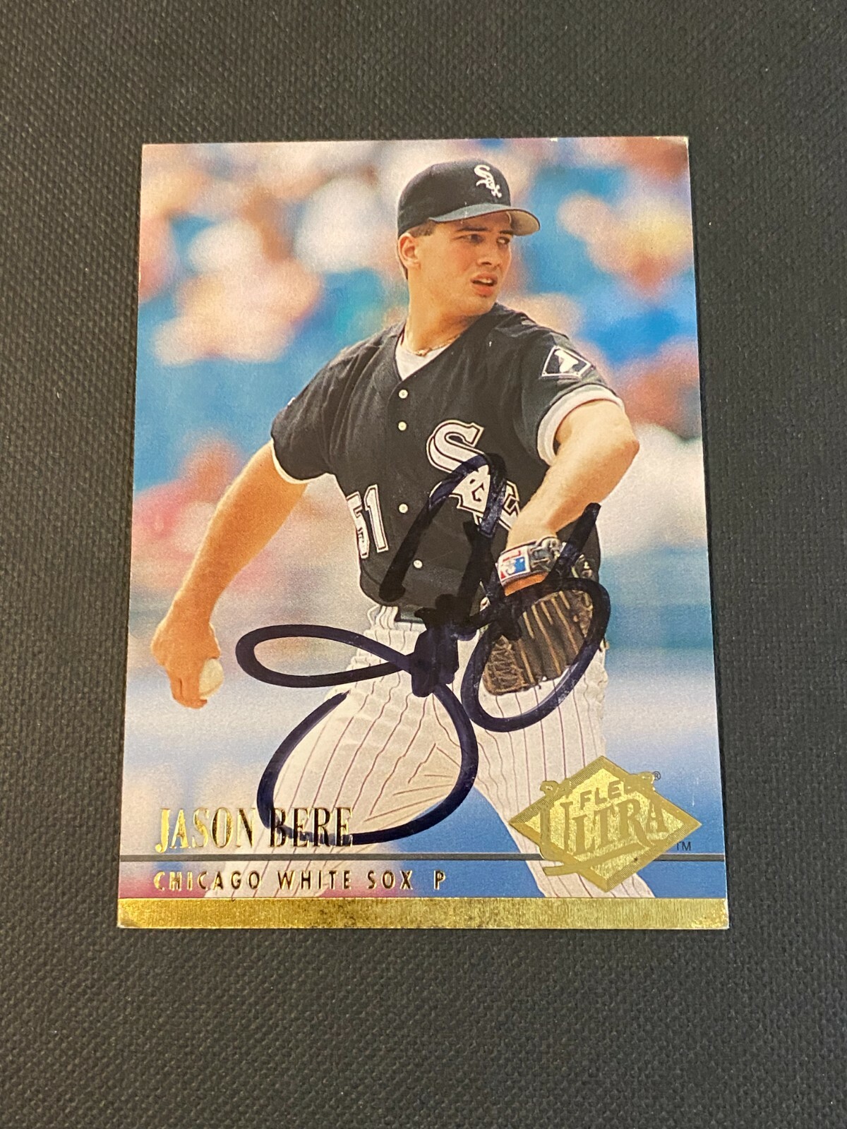 Jason Bere Signed 1994 Fleer Ultra Card Auto White Sox Autograph ...