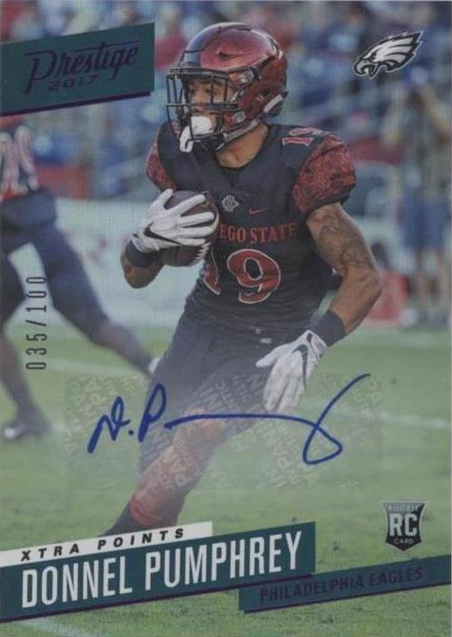 2017 Panini Prestige - Rookie Donnel Pumphrey #225 Xtra Points Purple ...