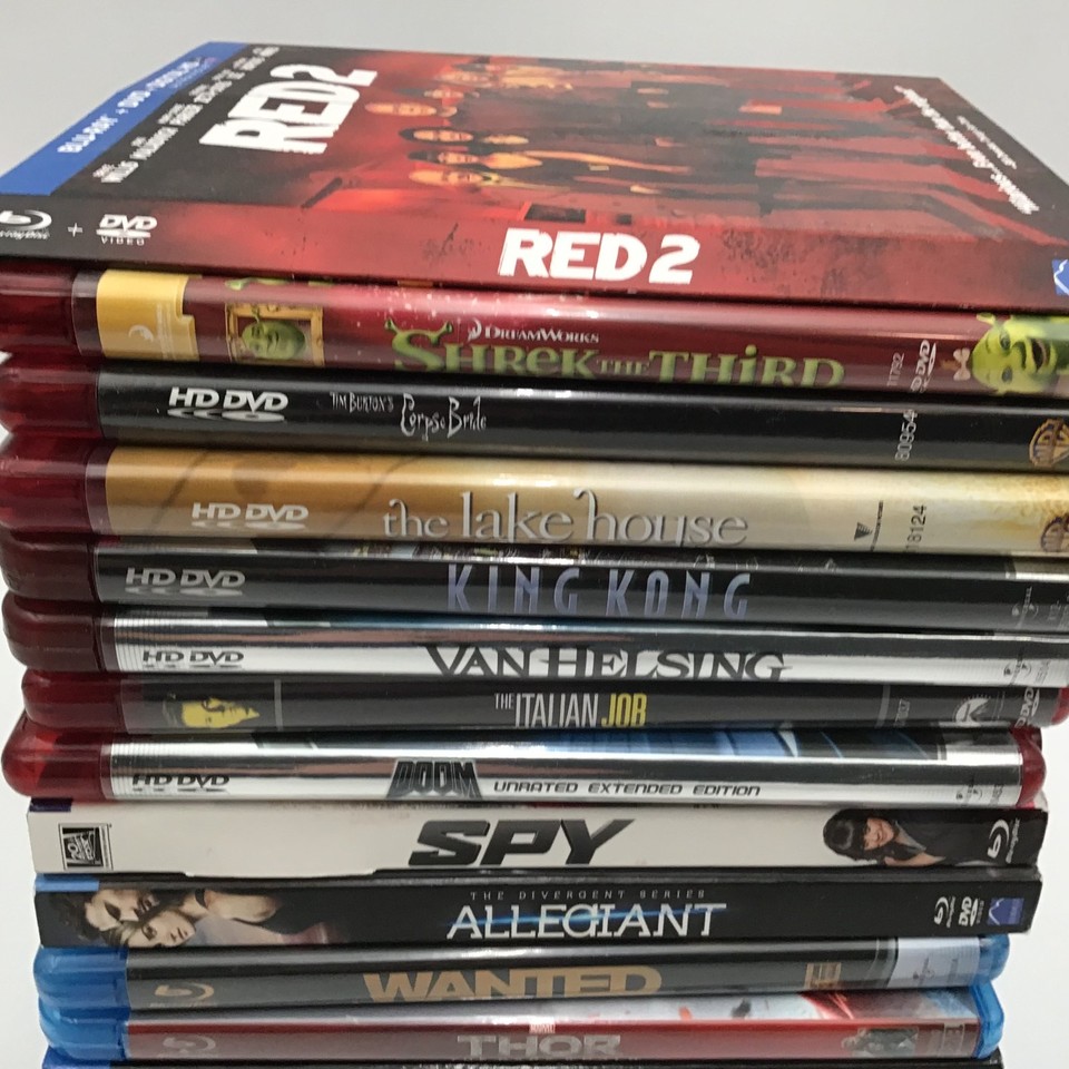 20 Movies Bulk Lot Of Blu-Ray And HD DVDs See Description for title | eBay