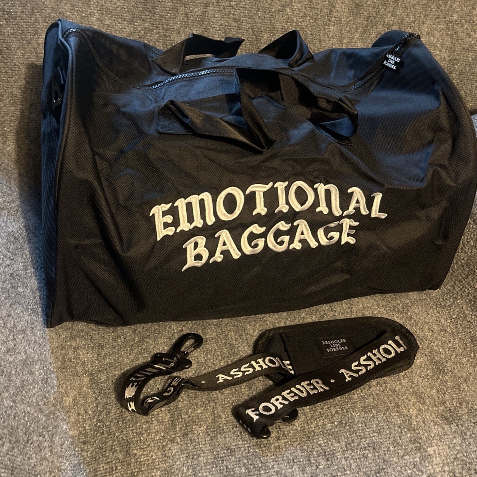 ALF Emotional Baggage Duffel Bag w/Carrying Strap *SEALED* A$$holes ...
