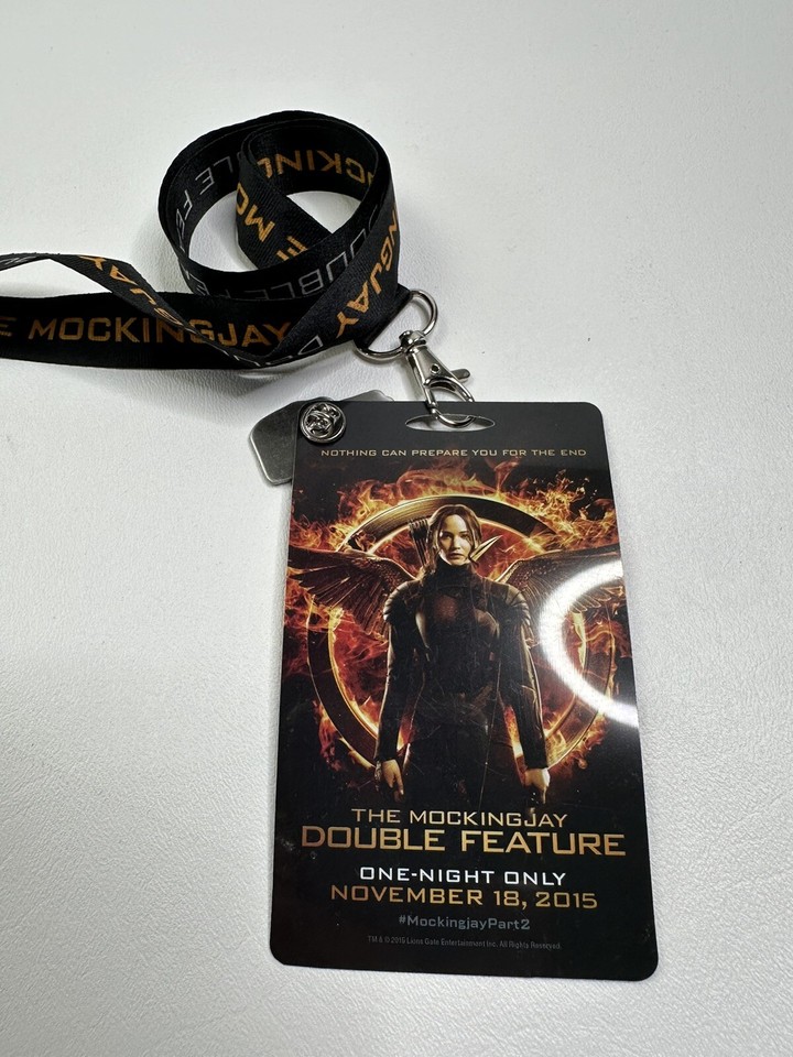 Hunger Games The Mockingjay Part 2 Double Feature Promo Lanyard 3 ...