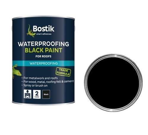 BOSTIK BITCOTE BLACK BITUMEN PAINT FOR ANTI CORROSION & WATER PROOFING ...