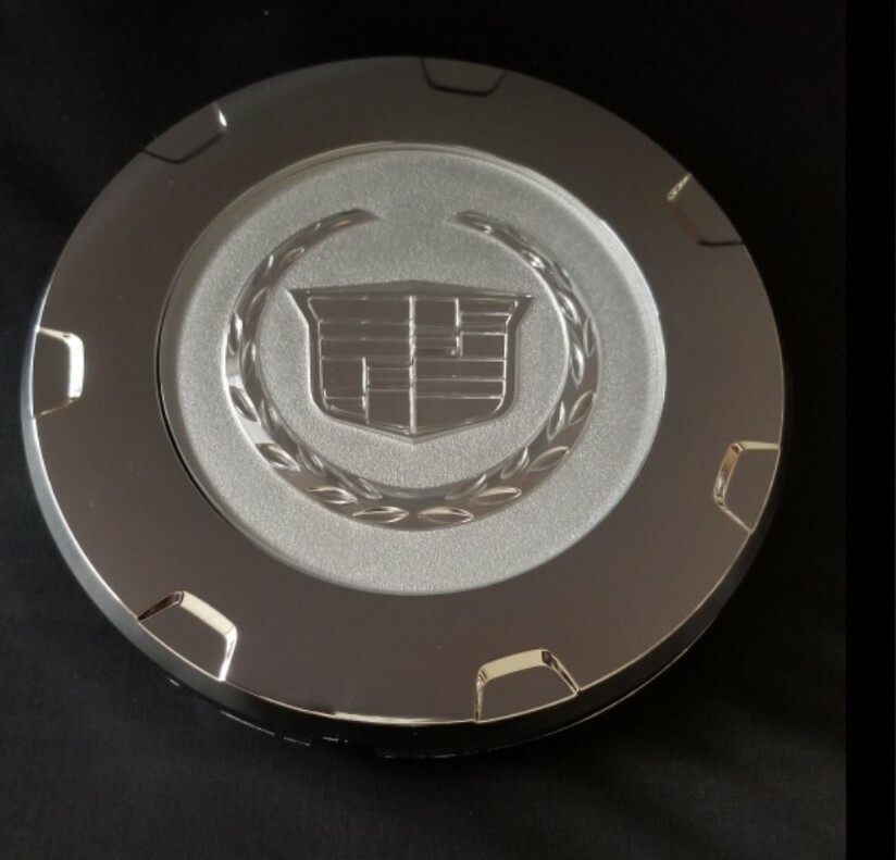 1PC 2007-2015 CADILLAC ESCALADE W/ PLAIN CREST LOGO 22" wheel center ...