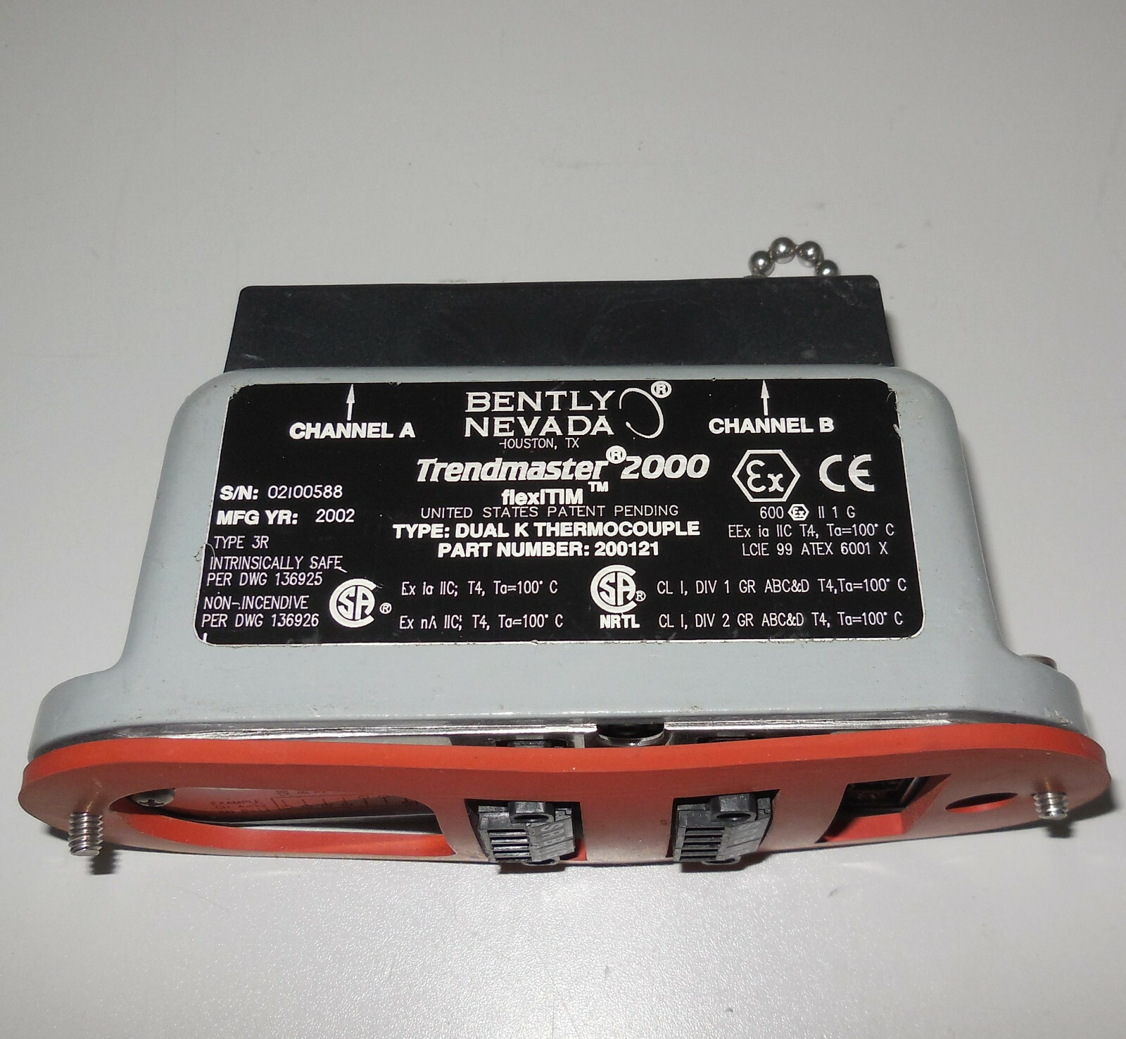 Bently Nevada trendmaster 2000 flexiTIM P/N: 200121 | eBay