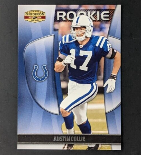 Austin Collie 2009 Donruss Gridiron Gear #109 Football NFL Card /999 ...