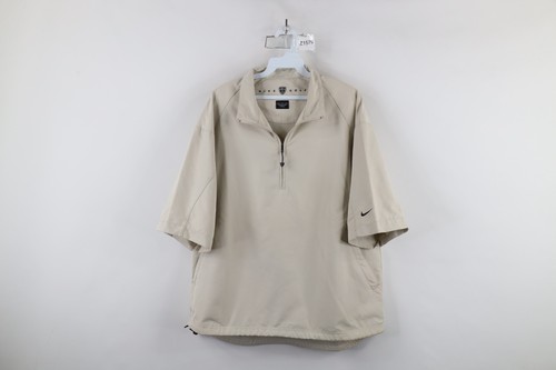 Nike Golf Mens M Travis Scott Mini Swoosh Short Sleeve Pullover Jacket Beige | eBay