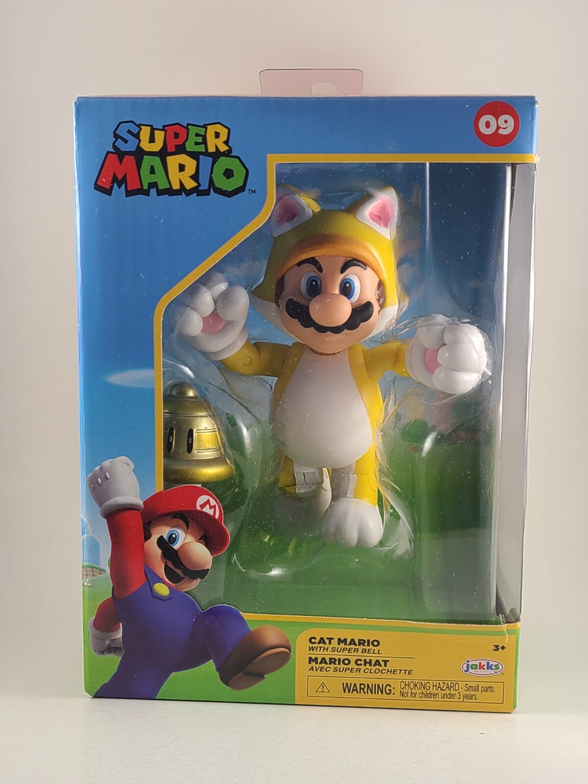 Super Mario 3D World Cat Mario 4" Figure Jakks Pacific World Of ...