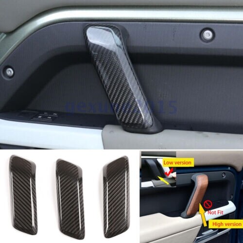 BLACK INTERIOR TRIM KIT COVERS for LAND ROVER DEFENDER L663 90 / 110 ...