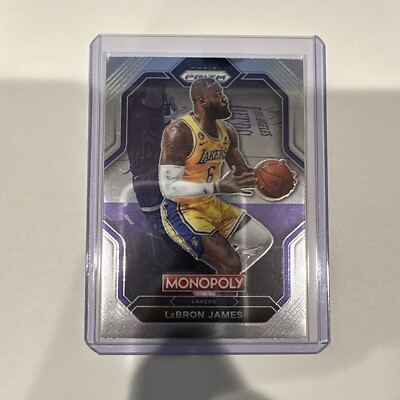 🔥💥 2022-23 Panini Monopoly Prizm LEBRON JAMES PS7 Limited Edition ...